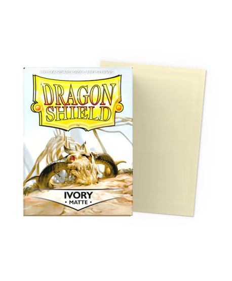 PROTECTOR Dragon Shield Ivory Matte Standard 100 | Mornar Store TCG