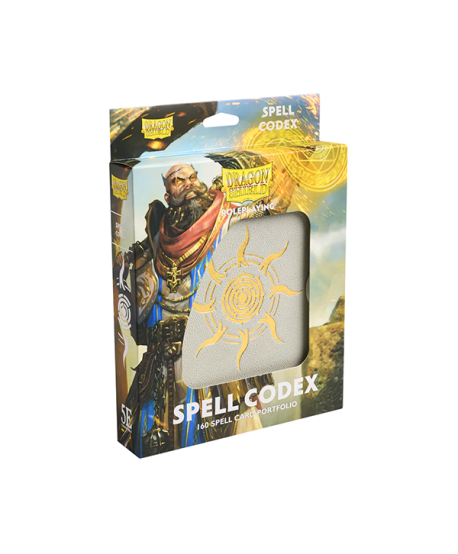 CARPETA Dragon Shield - Spell Codex 160 Ashen White | Mornar Store TCG